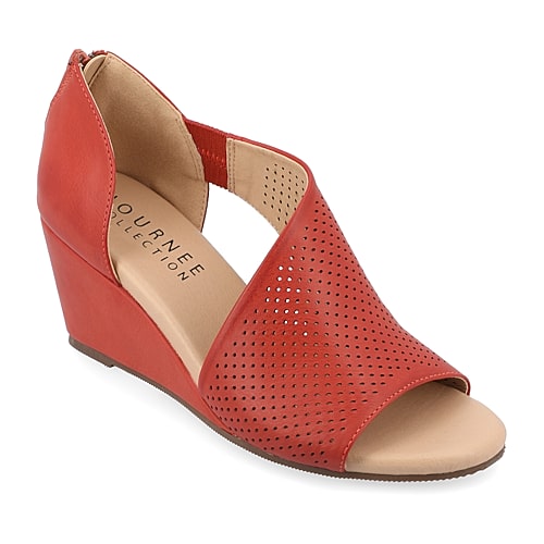 Click here for Journee Collection Aretha Womens Round Peep Toe We... prices