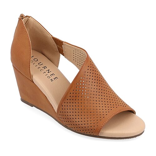 Click here for Journee Collection Aretha Womens Round Peep Toe We... prices