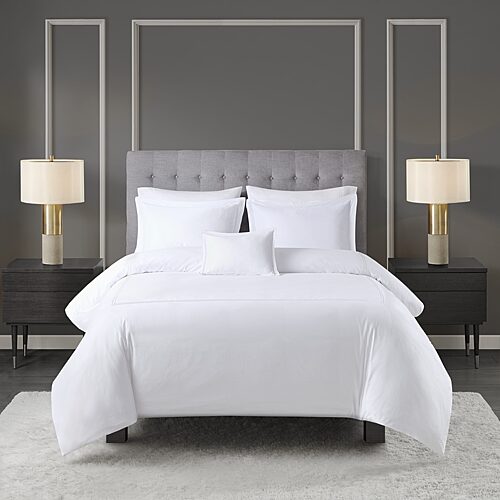 Madison Park Signature Luxury Collection Embroidered 4-Pc. Duvet Cover Set  King/California King - White/White