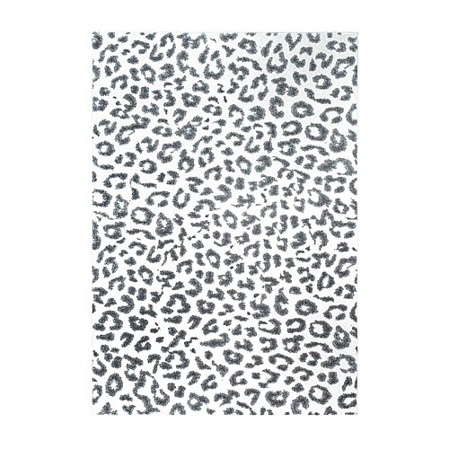 Click here for nuLoom Leopard Print Rug  One Size  Gray prices
