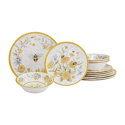 Click here for Certified International Bee Sweet 12-pc. Melamine... prices