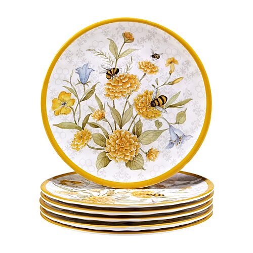 Click here for Certified International Bee Sweet Melamine Plate S... prices