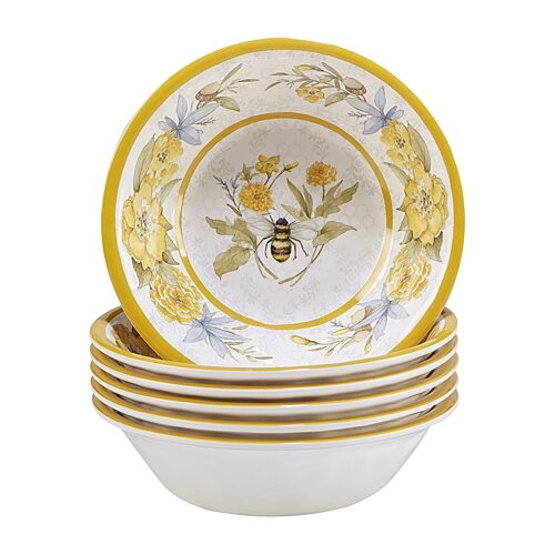 Click here for Certified International Bee Sweet Melamine Bowl Se... prices