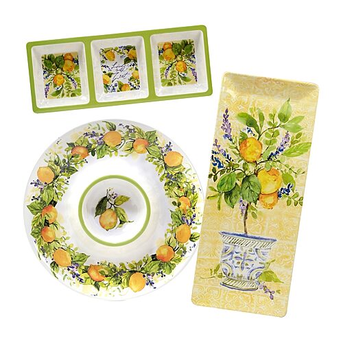 Click here for Certified International Lemon Zest Hostess 3-pc. S... prices