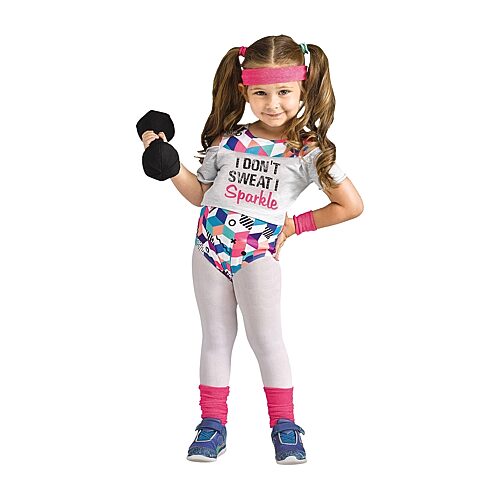 Click here for Girls Little Fit Miss Costume  Small  Gray prices