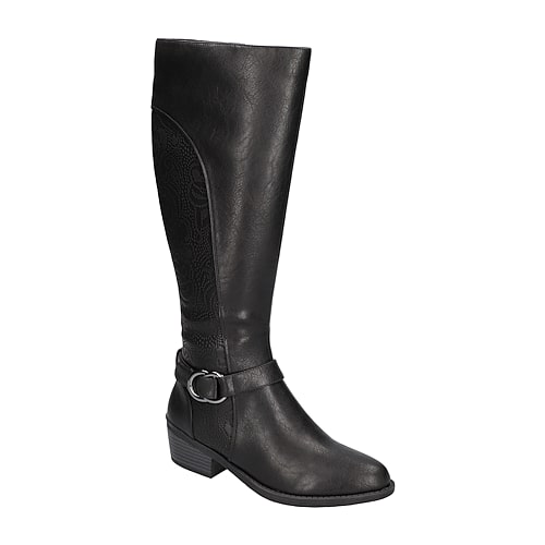 Click here for Easy Street Womens Luella Plus Wide Calf Stacked H... prices
