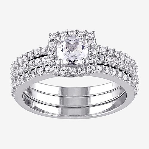 Click here for Modern Bride Gemstone Womens Diamond Accent Lab Cr... prices
