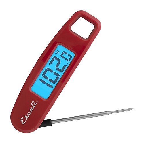 Escali Compact Folding Digital Thermometer - Red
