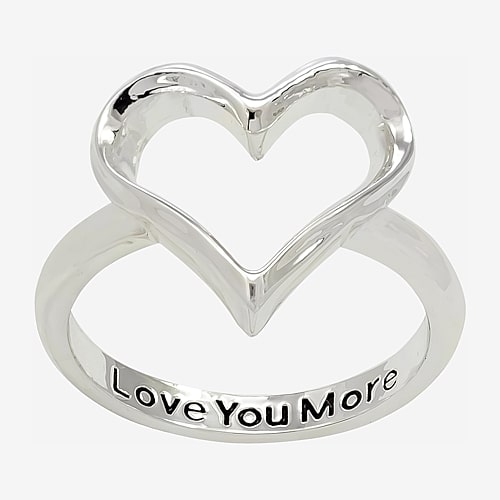 Click here for Sparkle Allure Love Womens 3MM Pure Silver Over Br... prices