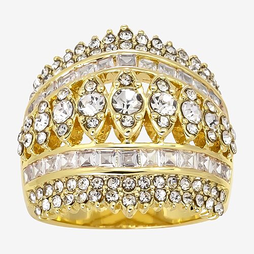 Click here for Sparkle Allure Dome Womens Cubic Zirconia 14K Gold... prices