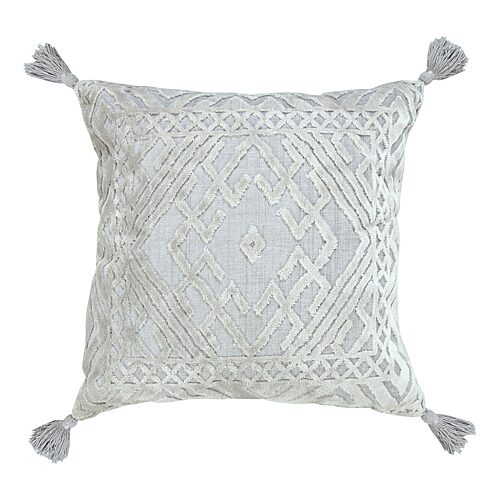 Click here for LR Home Square Throw Pillow  One Size  Silver prices