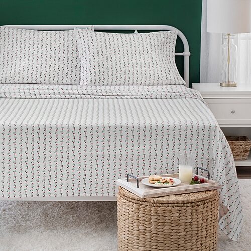 Click here for Martha Stewart Holiday Flannel Sheet Set  One Size... prices