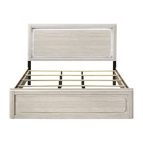 Click here for Furniture of America Manit Rectangular Bed  One Si... prices