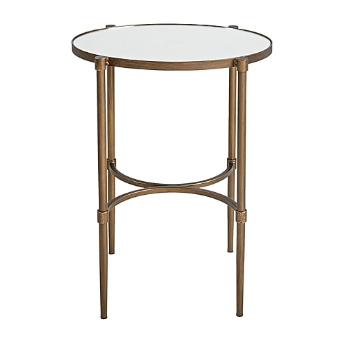 Click here for Martha Stewart Lia Mirrored Metal Chairside Table... prices