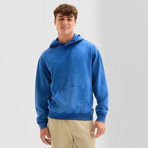 Click here for Arizona Mens Super Soft Fleece Hoodie  Large  Blue prices