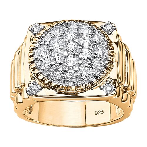 Click here for DiamonArt Mens 1 5/8 CT. T.W. White Cubic Zirconia... prices