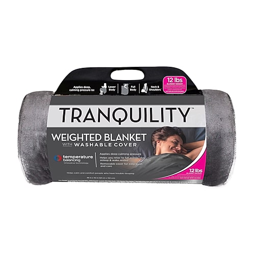 Click here for Tranquility Weighted Blanket  One Size  Gray prices