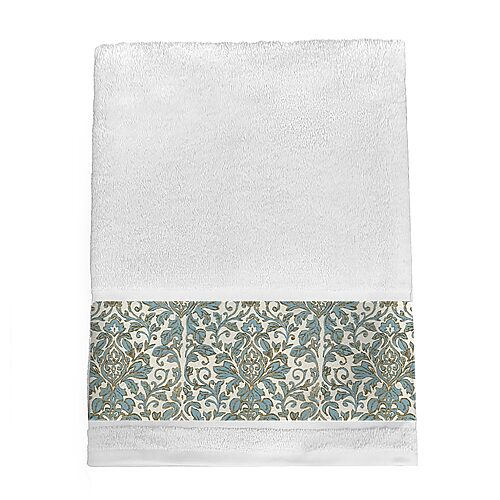Click here for Laural Home Antique Damask 2-pc. Hand Towel  One S... prices