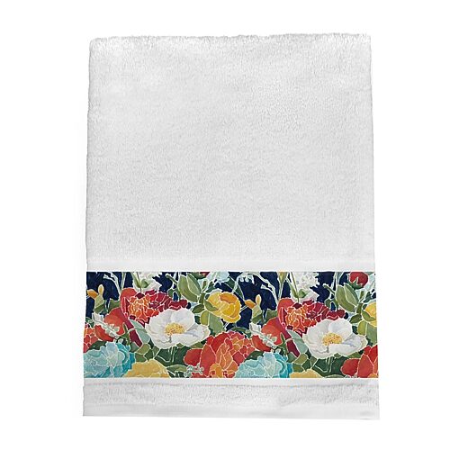 Click here for Laural Home Midnight Floral Bath Towel  One Size... prices