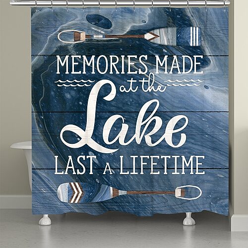 Click here for Laural Home Memories At The Lake Shower Curtain  O... prices