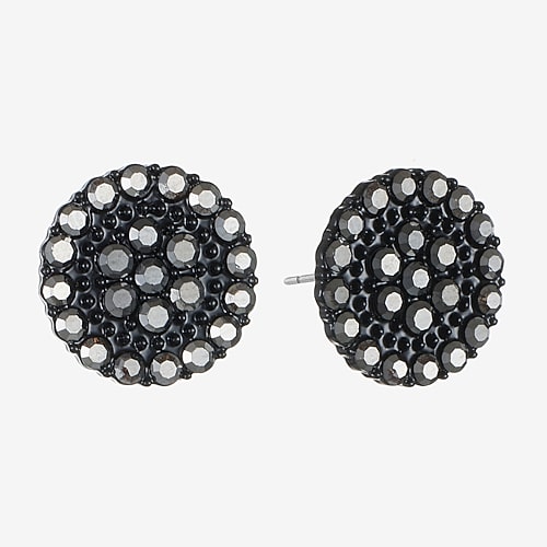Click here for Mixit Black 7.1mm Stud Earrings  One Size  Black prices