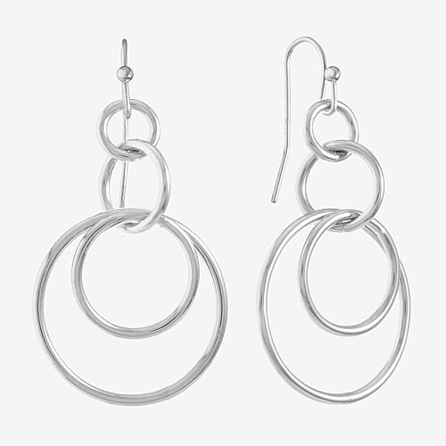 Click here for Liz Claiborne Round Layered Womens Drop Earrings... prices