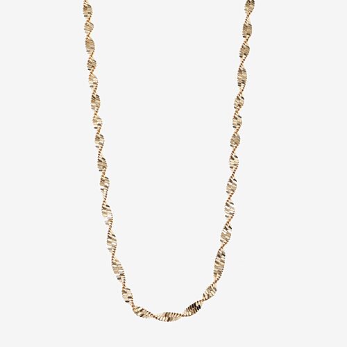 Click here for Liz Claiborne Silver-Tone Textured Twist Necklace... prices