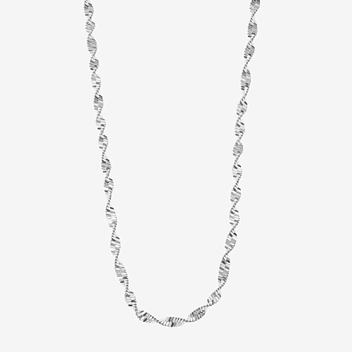 Click here for Liz Claiborne Silver-Tone Textured Twist Necklace... prices