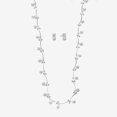 Click here for Monet Jewelry Timeless Collar Necklace And Stud Ea... prices