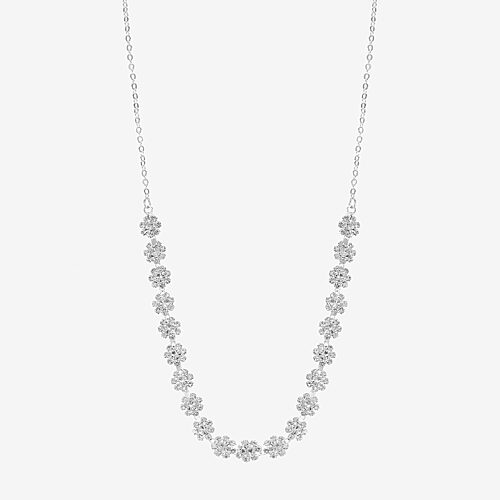 Click here for Monet Jewelry Timeless Silver Tone Floral Womens 1... prices