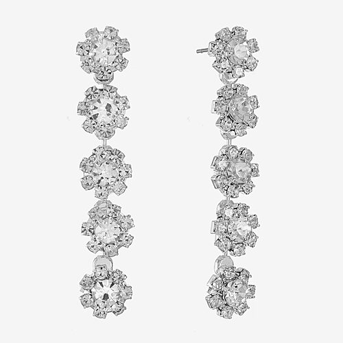 Click here for Monet Jewelry Timeless Flower Linear Womens Hypoal... prices