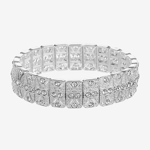 Click here for Monet Jewelry Timeless Silver Tone Womens Stretch... prices