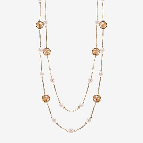 Click here for Monet Jewelry Womens White 32 Inch Strand Necklace... prices