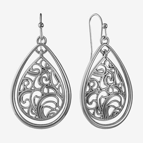 Click here for Liz Claiborne Openwork Womens Drop Earrings  One S... prices