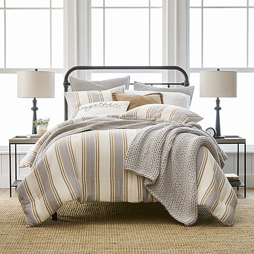 Click here for Linden Street Langdon 3-pc. Stripes Comforter Set... prices