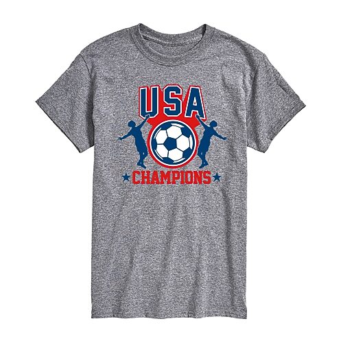 Click here for Mens Short Sleeve USA Soccer Graphic T-Shirt  Larg... prices
