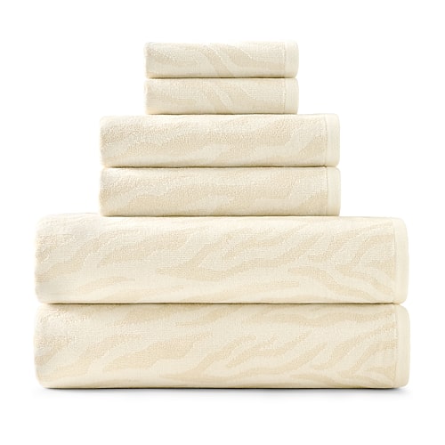 Click here for Fieldcrest Oversized Zebra Textured Bath Towel  On... prices