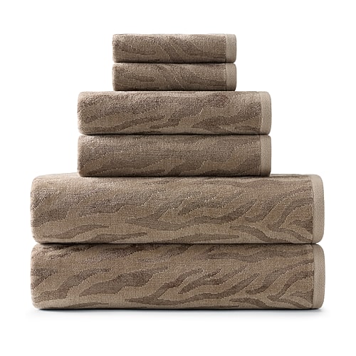 Click here for Fieldcrest Oversized Zebra Textured Bath Towel  On... prices