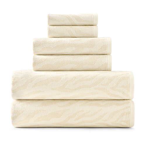 Click here for Fieldcrest Oversized Zebra Textured Bath Towel  On... prices