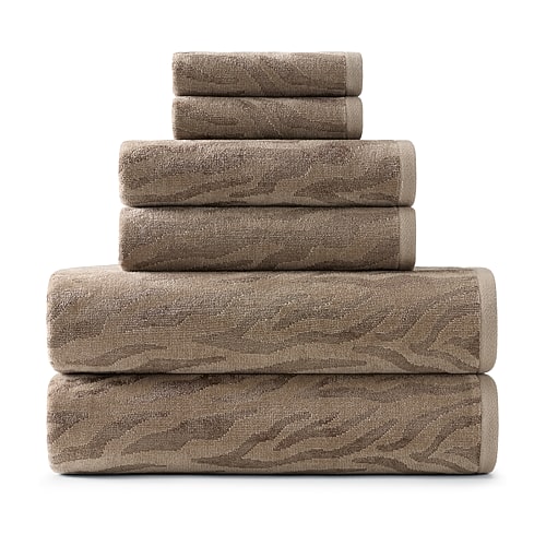 Click here for Fieldcrest Oversized Zebra Textured Bath Towel  On... prices