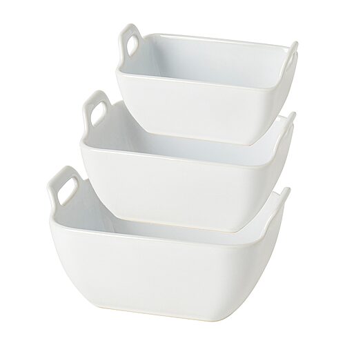 Click here for Denmark 3-pc. Stoneware Serving Bowl  One Size  Wh... prices