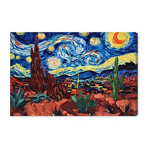 Click here for ART REMEDY Desert Night Stars Giclee Classic And F... prices
