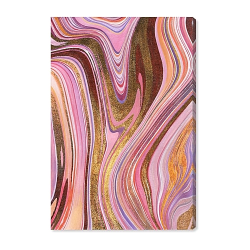 Click here for ART REMEDY Doll Memories - Pink Geode Giclee Abstr... prices