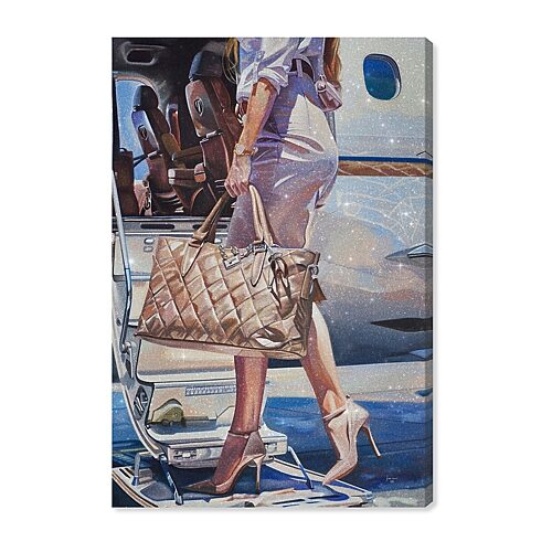 Click here for ART REMEDY Her Private Jet Giclee Abstract Canvas... prices