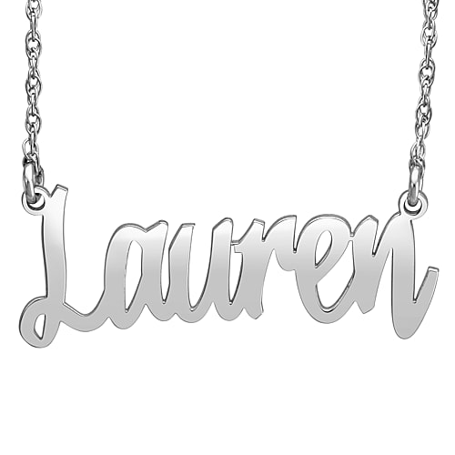 Click here for Personalized Womens 24K Gold Over Silver 18 Inch N... prices