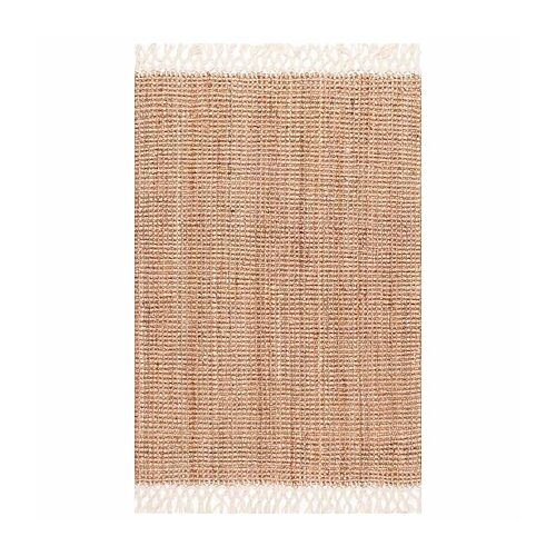 Click here for nuLoom Hand Woven Raleigh Rug  One Size  White prices