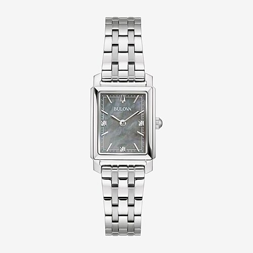 Click here for Bulova Womens Sutton Diamond Accent Stainless Stee... prices