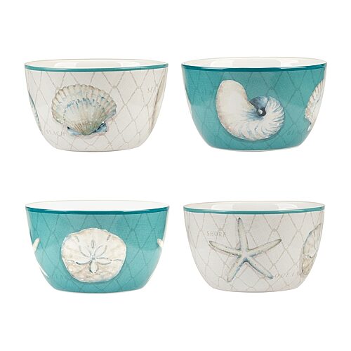 Click here for Certified International Ocean View Set of 4 Ice Cr... prices
