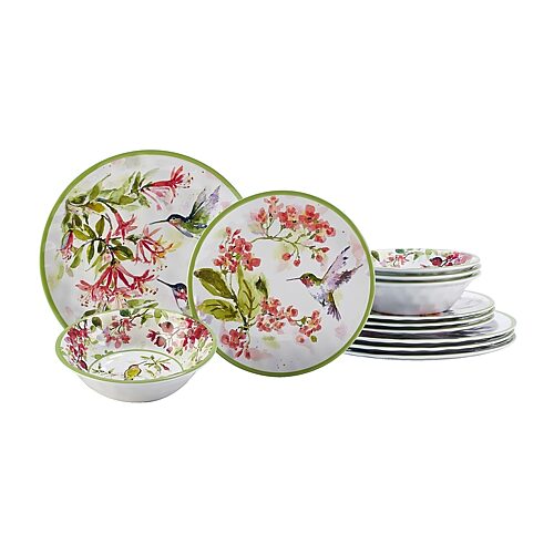 Certified International Hummingbird Melamine Collection