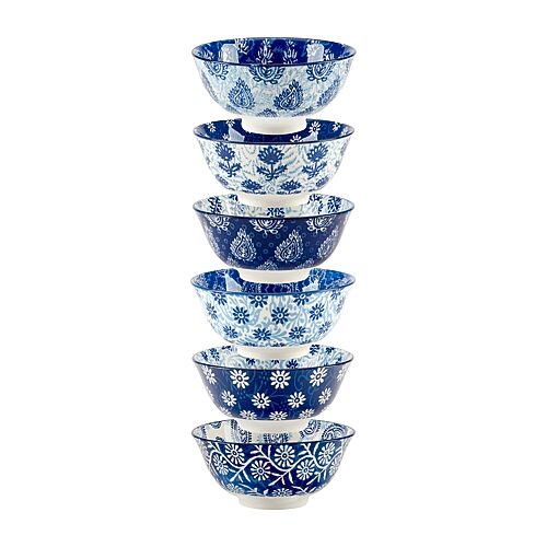 Click here for Certified International Carnival Blue Set of 6 All... prices